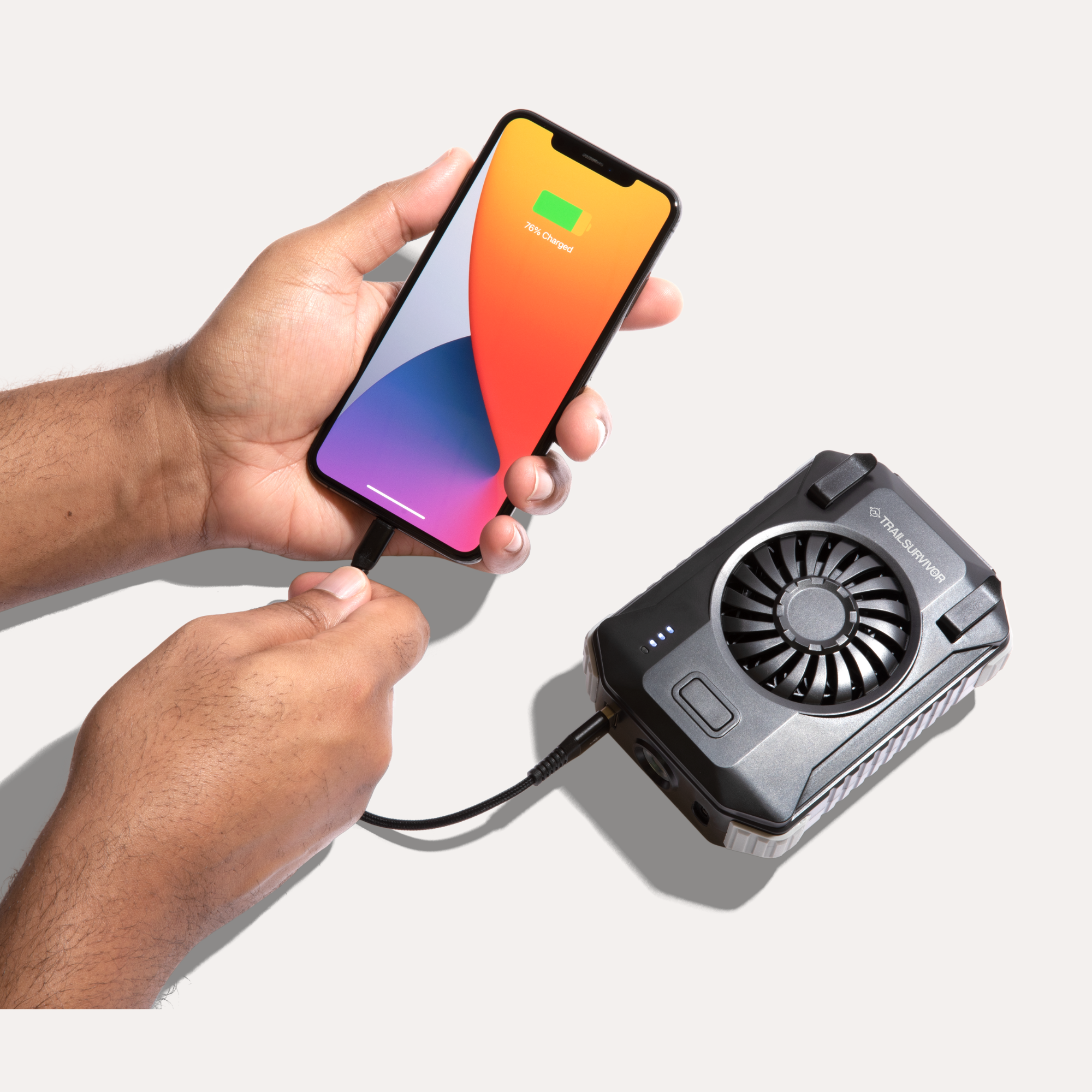 ArcticFan: Rechargeable Waist Clip Portable Fan – TrailSurvivor