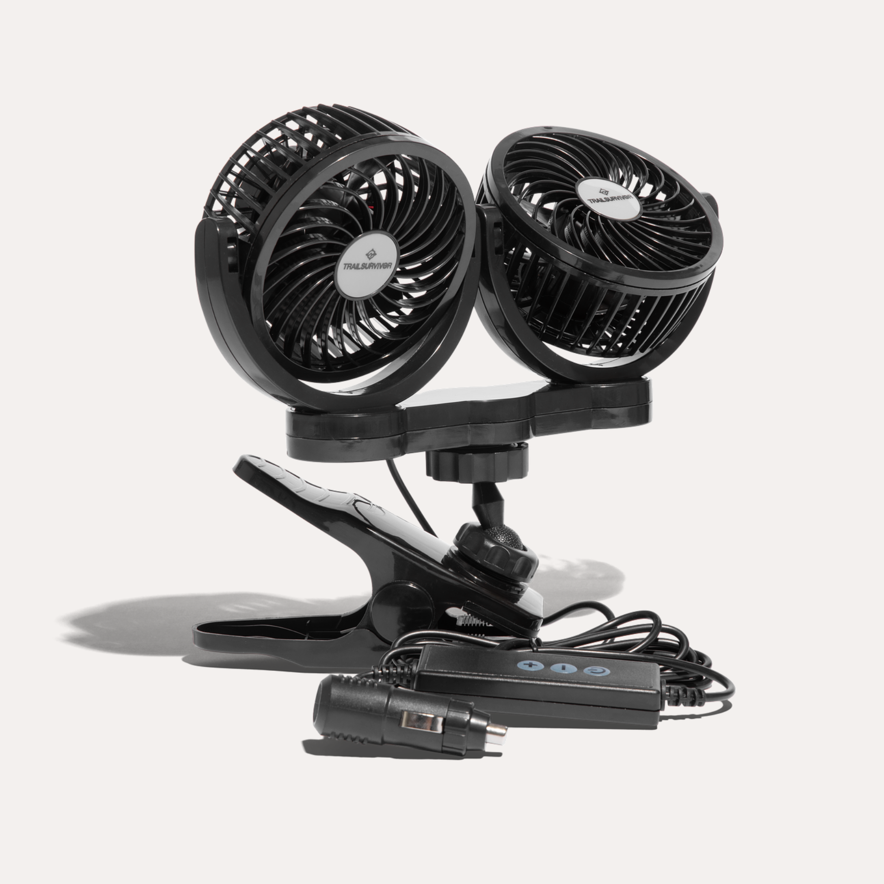 DoubleFan™ 12V Portable Fan – TrailSurvivor