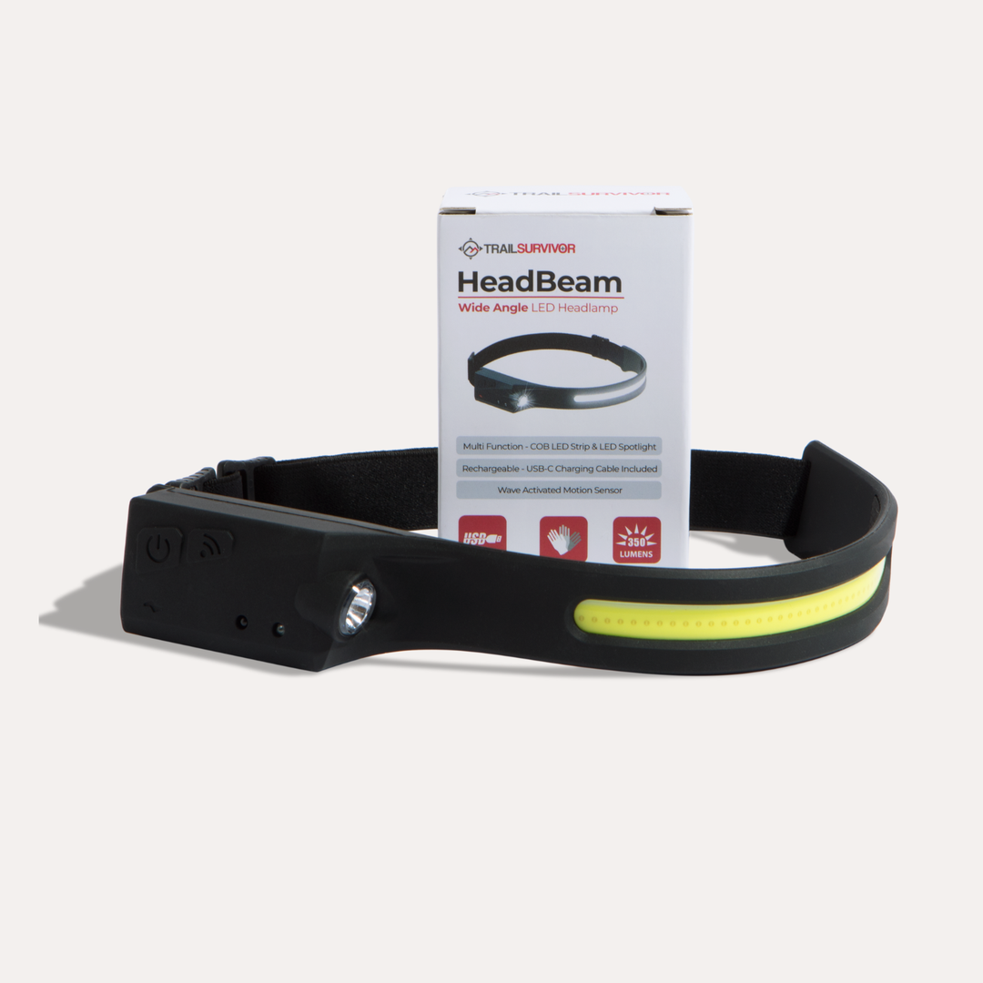 Rechargeable Head Torch & Camping Headlamp | TrailSurvivor